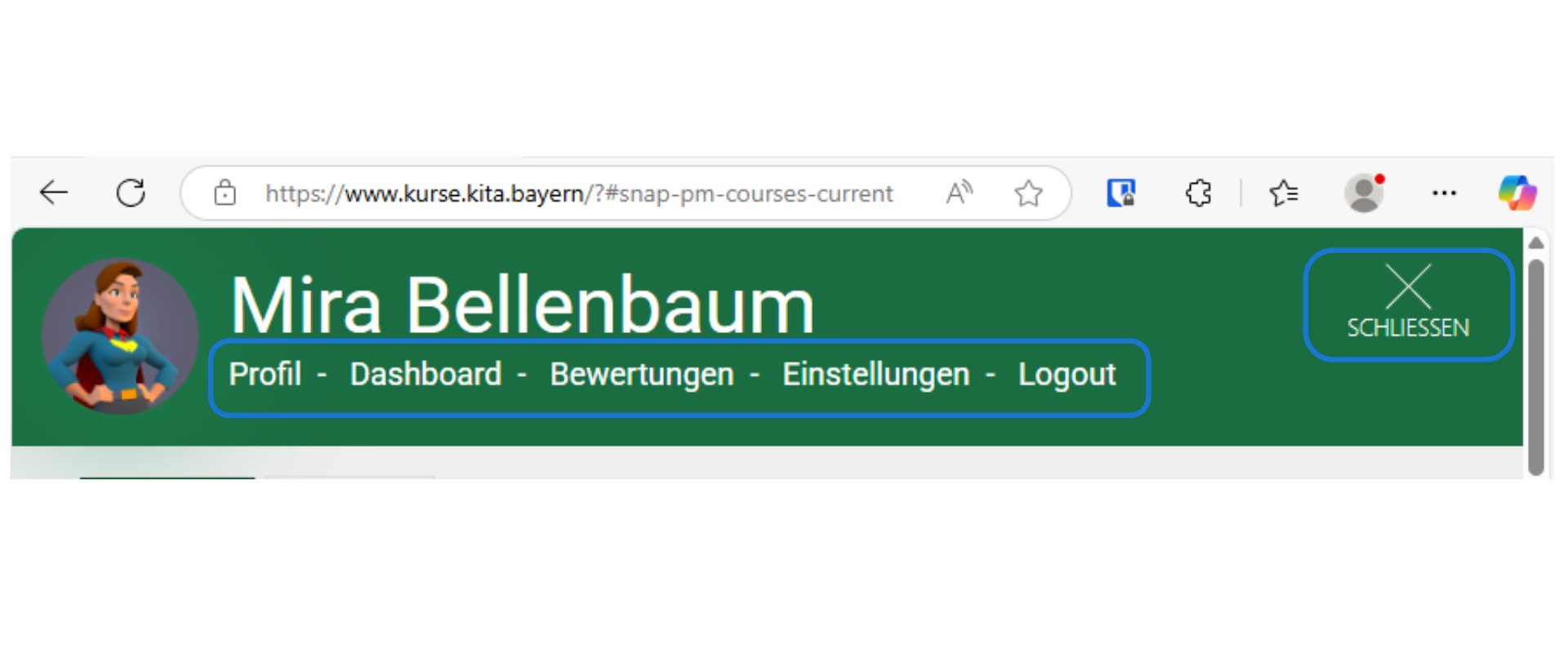Erste Schritte | KITA HUB Dokumentation für Kurserstellende